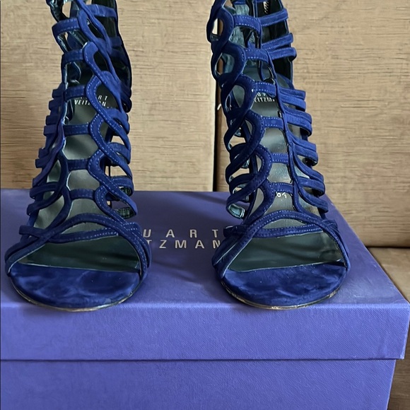 Stuart Weitzman | Shoes | Stuart Weitzman Blue Elegant Heels | Poshmark